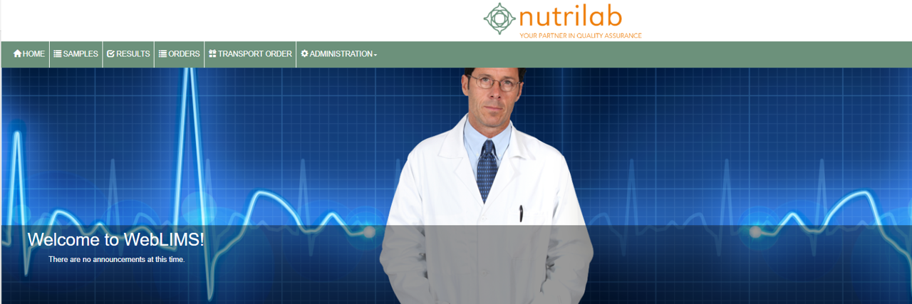 Weblims | Nutrilab B.V.